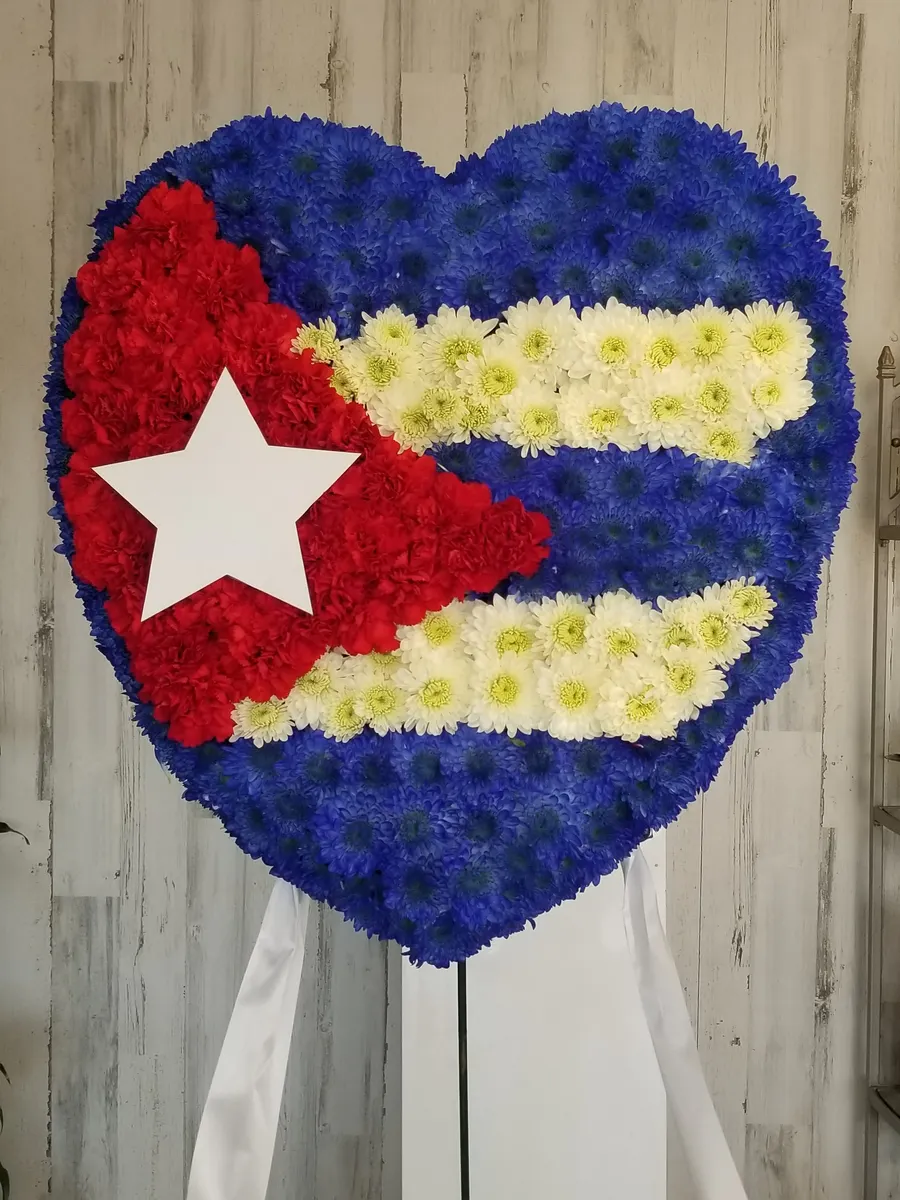 Cuban Flag Tribute | Hollywood (FL) Same-Day Flower Delivery | Al's Florist