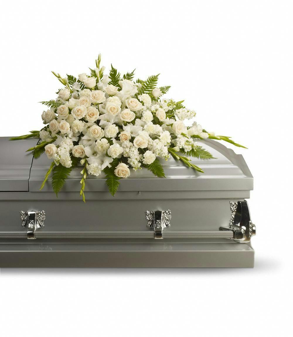 Silken Serenity Casket Spray | Hollywood FL Delivery